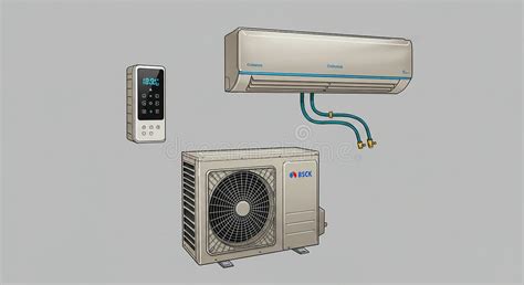 Split Type Air Conditioning System Featuring An Indoor Unit Outdoor