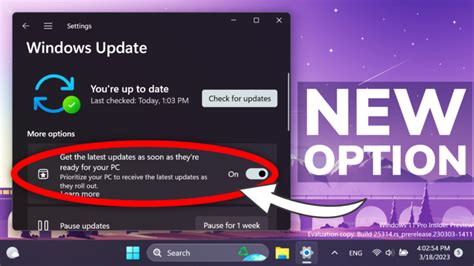 How To Enable New Windows Update Option In Windows 11 25314 Tech Based