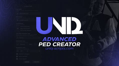 Paid Advanced Ped Creator ESX QB OX FiveM Releases Cfx Re Community