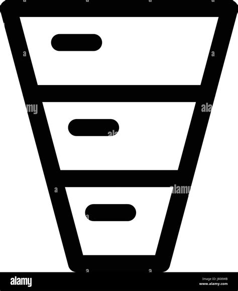 Inverted Funnel Diagram Stock Vector Image And Art Alamy