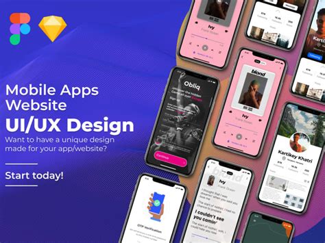 Design Ui Ux For Your Mobile App Or Website By Kartikeykhatri Fiverr