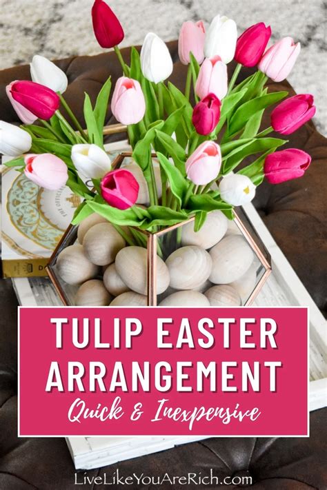 Tulip Easter Arrangement Live Like You Are Rich