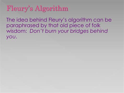 PPT Eulers Theorems Fleurys Algorithm PowerPoint Presentation ID