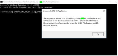 windows 10 how to convert update 16bit application to 64bit super user