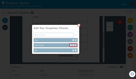 How To Use Dropdown Menu Fields Signable Help