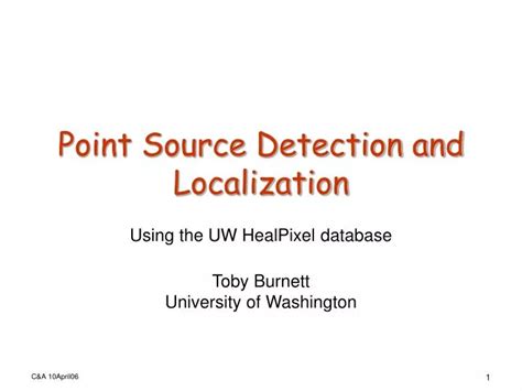 Ppt Point Source Detection And Localization Powerpoint Presentation Free Download Id5268626