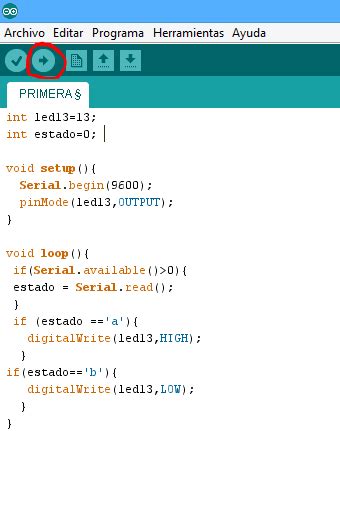 PROGRAMACIÓN EN ARDUINO CON BLUETOOTH HC ENCENDER Y APAGAR UN LED CON ARDUINO BLUETOOTH Y