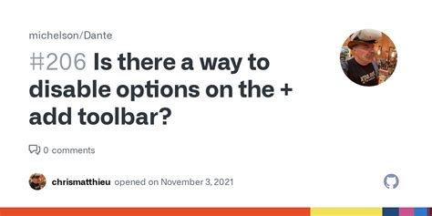 is there a way to disable options on the add toolbar · issue 206