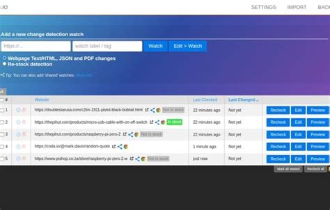Changedetection Io The Best And Simplest Free Open Source Website Change Detection Monitoring