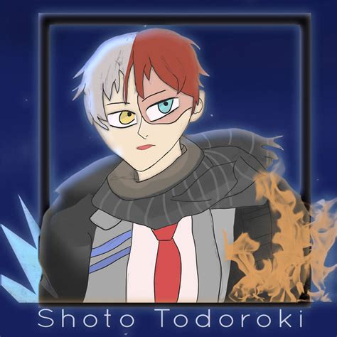 1 Shoto Todoroki Six Fan Art Challenge By Rizqanart On Deviantart