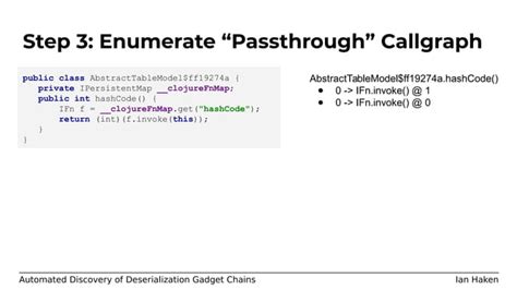 Automated Discovery Of Deserialization Gadget Chains Ppt
