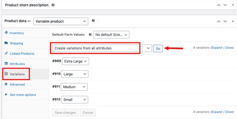 How To Add Sizes To Woocommerce Products Dokan