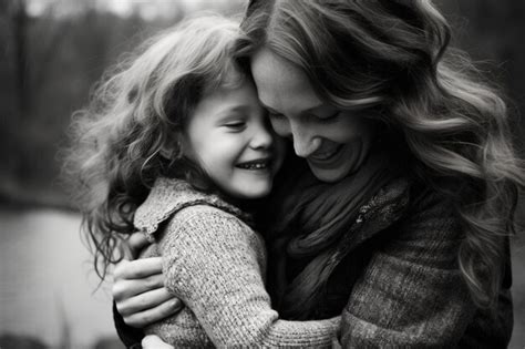 Premium Photo Mothers Embrace Infinite Love