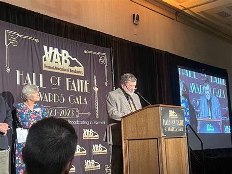 Spent Time At The Vermont Association Of Broadcasters Annual Dinner Saturday As An Award