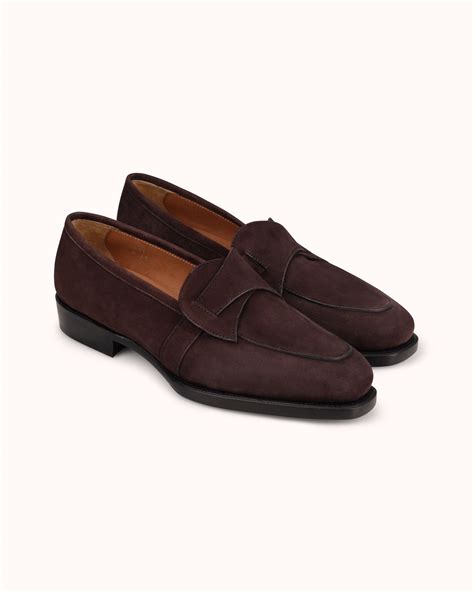 Natalino X Cnes Butterfly Loafer Dark Brown Suede