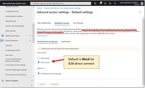 Understanding Cross Tenant Access Settings Inbound Outbound Settings Vs Tenant Restrictions