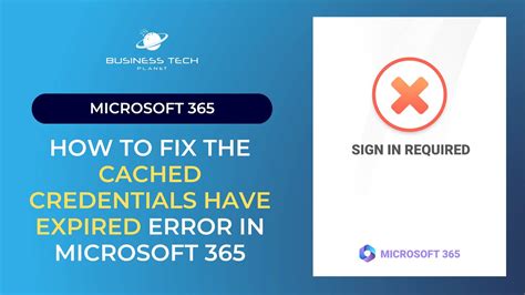 How To Fix The Cached Credentials Have Expired Error In Microsoft Windows Mac Youtube