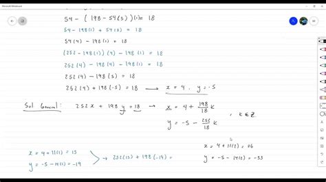 Ejemplo Algoritmo De Euclides Extendido Introducción A Las Congruencias Lineales Mat
