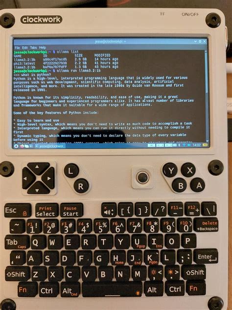 Small Language Models On Cm4 Locally Uconsole Clockworkpi