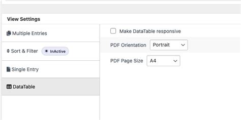 how to create a datatable view of contact form 7 entries in frontend