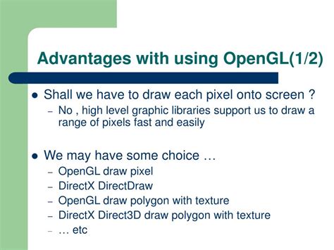 ppt using 2d sprite with opengl powerpoint presentation free