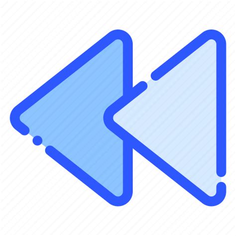 Rewind Music Control Player Button Icon Download On Iconfinder