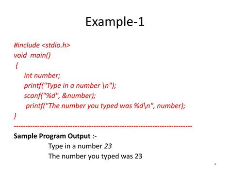 PPT Scanf And Printf In C Language Lecture PowerPoint Presentation ID