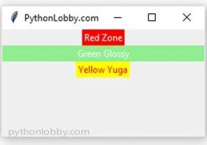 Geometry Manager In Tkinter Pack Layout Python Tkinter Tutorial
