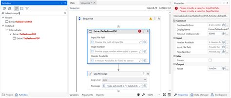 Extract Tables From Pdf Rpa Component Uipath Marketplace Overview