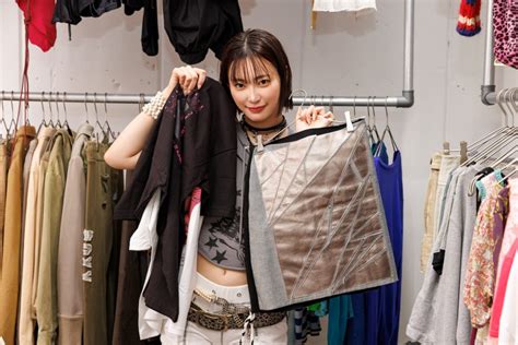 美谷朱音×fempass Bev 池袋の古着店でコラボアイテムを着こなす Fempass（フェムパス）