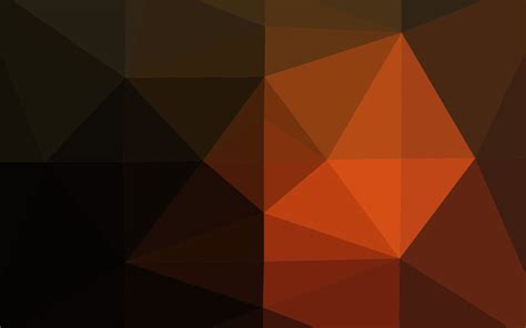 Dark Orange Vector Abstract Mosaic Backdrop 15827216 Vector Art At Vecteezy