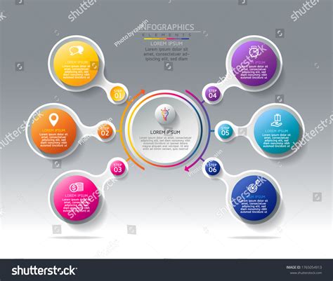 Vector Elements Infographic Presentation Chart Steps Stock Vector Royalty Free