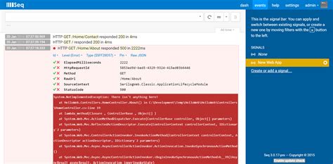 Instant ASP NET Diagnostics With SerilogWeb Classic