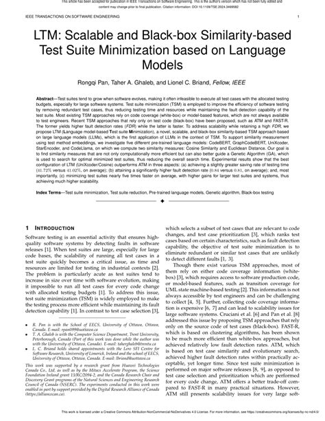 Pdf Ltm Scalable And Black Box Similarity Based Test Suite Minimization Based On Language Models