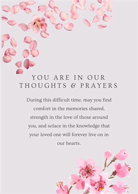 Printable Sympathy Cards Nice Words For Sympathy Card