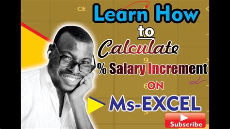 how to calculate increment in salary in excel youtube