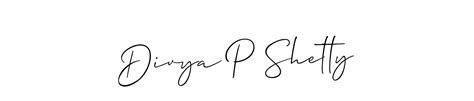 91 divya p shetty name signature style ideas professional online