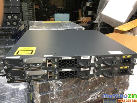 Cisco catalyst WS-C3750E-24TD-S switch Layer 3 24 cổng LAN 1G