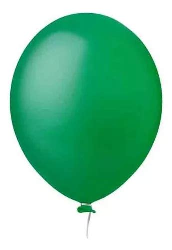 Balão Bexiga Cor Liso 8 Polegadas 20cm C 50 Uni Happy Day Cor Verde