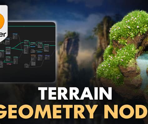 Artstation Blender Geometry Node Terrain Generator Resources