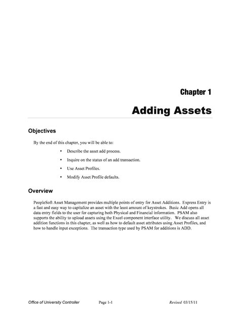 Fillable Online Adding Assets Fax Email Print Pdffiller