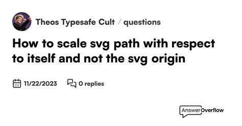 How To Scale Svg Path With Respect To Itself And Not The Svg Origin