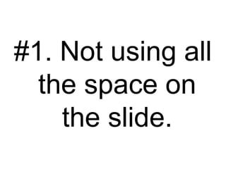 Common Errors In PowerPoint PPT