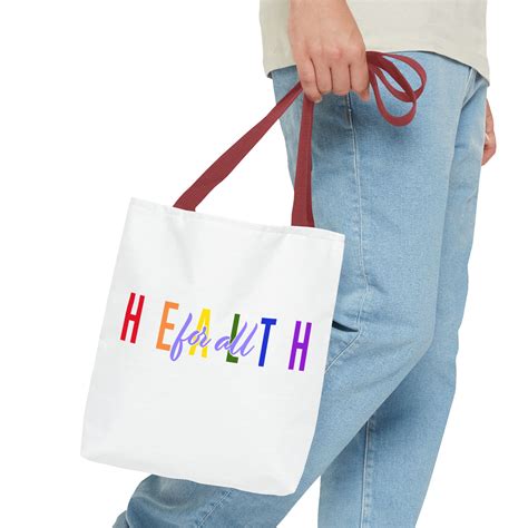 Health For All Tote Bag Heart And Solutions