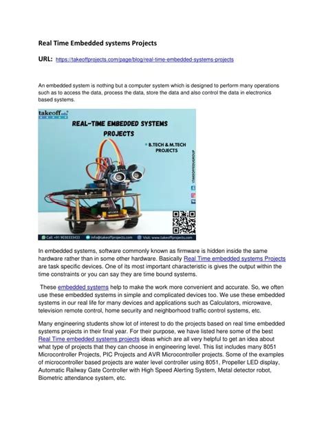 Ppt Real Time Embedded Systems Projects Converted Powerpoint Presentation Id
