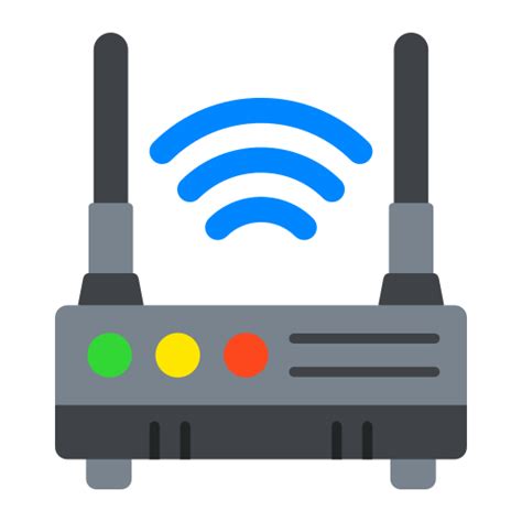 wireless router generic color fill icon