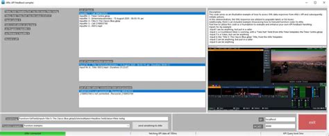 vb net sample program that processes xml data from the vmix api and