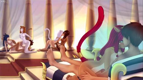 Space Paws 5 Visual Novel Gameplay Blowjob In A Forest By Witch