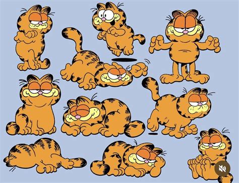 Garfield Poses Cats Art Drawing Garfield Cat Garfield Pictures