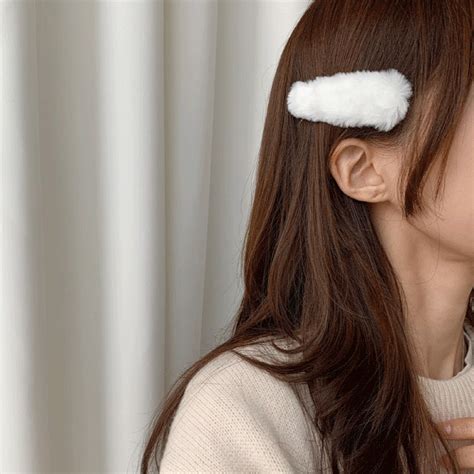 개세트 퍼들 폼폼 헤어 밍크 퍼 똑딱핀 개 세트 에이블리